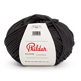 Phildar Phil Extra kleur Noir (zwart) | C.R. Couture