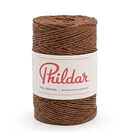 Phildar Phil Raphia kleur Chocolat (bruin) | C.R. Couture