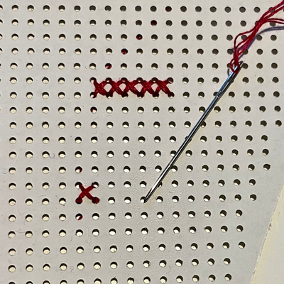 Kruissteek borduren voor beginners - CRCouture | C.R. Couture