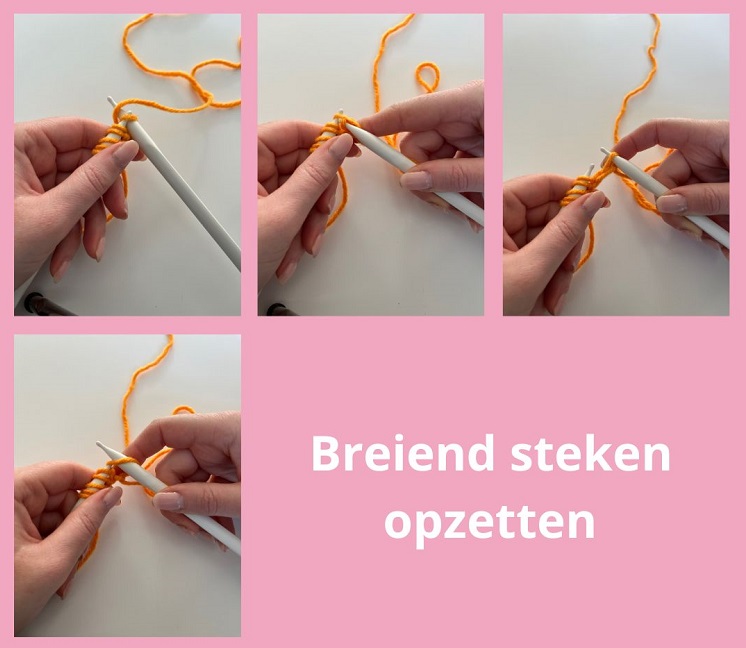 Steken opzetten breien: leer hoe! | C.R. Couture