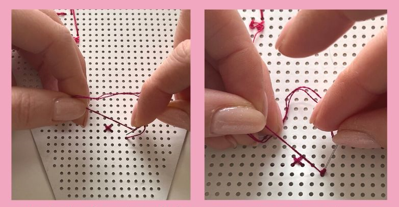 Franse knoop borduren: simpele uitleg en tips | C.R. Couture